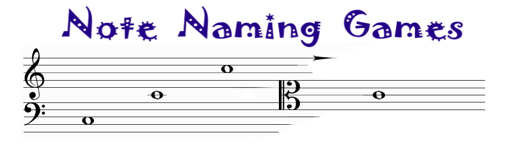 Note Name Games - Violin Levels